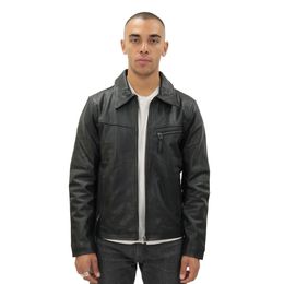 Harrington-Lederjacke aus Rindsleder f&uuml;r Herren-Lima