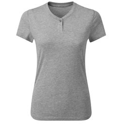 Premier - "Comis" T-Shirt f&uuml;r Damen (Grau meliert)