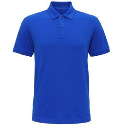 Asquith & Fox Herren Super Smooth Knit Polo Shirt (Bright Royal)