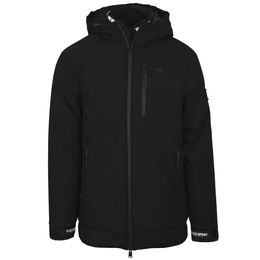 Plein Sport Gepolsterte Kleine Rundlogo Markierte Schwarze Jacke