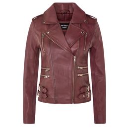 Damen Leder Brando Bikerjacke-Loddon