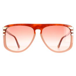 Chlo&eacute; Chloe Aviator Damen Gl&auml;nzend Blond Havanna Orange Farbverlauf CH0104S