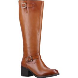 Hush Puppies Heidi Leder Damen Tan Leder Stiefel
