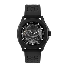 Philipp Plein $keleton $pectre Schwarz Herren Armbanduhr PWRAA0923