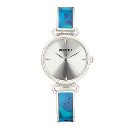 Bertha Katherine Armbanduhr im Emaille-Design