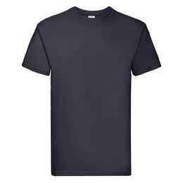Fruit of the Loom - "Super Premium" T-Shirt f&uuml;r Herren (Marineblau)