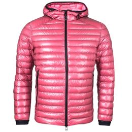 Belstaff Airspeed Rosa Gl&auml;nzende Daunen gef&uuml;llte Jacke