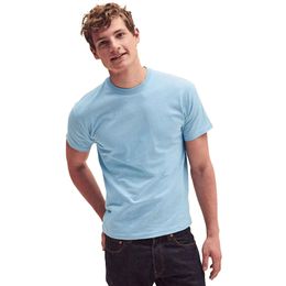 Fruit of the Loom | Mens Crew Neck Kurzarm T-Shirt-Himmelblau (5er Pack)