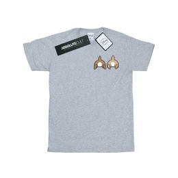 Disney - "Chip N Dale Backside Breast Print" T-Shirt f&uuml;r Damen (Grau)