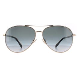 Jimmy Choo Aviator Damen Gold Schwarz Dunkelgrau Verlauf DEVAN/S