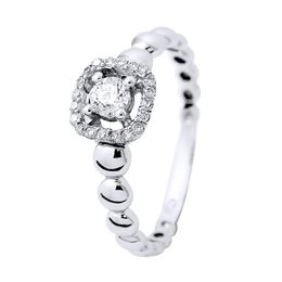 DIADEMA - Ring - Prestige Jewelery - Wei&szlig;gold