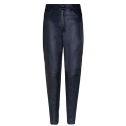 Klassische Damen-Jeans &bdquo;501&ldquo; aus schwarzem Lammnappaleder