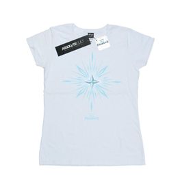 Disney - "Frozen 2 Elsa Signature Snowflake" T-Shirt f&uuml;r Damen (Wei&szlig;)
