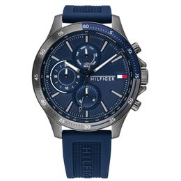 Tommy Hilfiger Bank Herren Blau Uhr 1791721