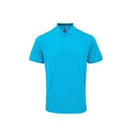 Premier Mens Coolchecker Plus Pique Polo mit CoolPlus (T&uuml;rkis)