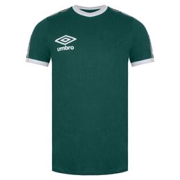 Umbro Ringer Herren T-Shirt Gr&uuml;n/Wei&szlig;