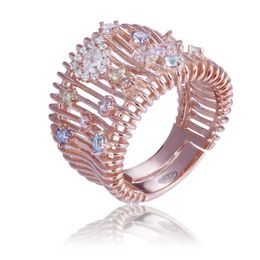Orphelia Damen-Ring Sterling-Silber 925, Ros&eacute;, ZR-7446