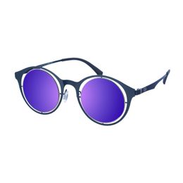 JAPO Damen-Sonnenbrille aus Metall in runder Form