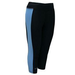 Under Armour Heatgear Stretch Taille Black Blue Womens Capri Leggings 1309652 008