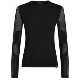 Belstaff Kai Rundhals-Langarm-T-Shirt in Schwarz