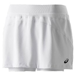 asics Motion Dry Womens White Racket Skort