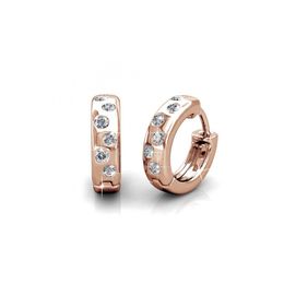 Joy Ohrringe - Rose Gold und Kristall