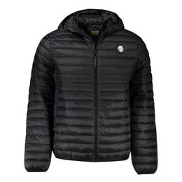 Cavalli Class Schlichte gesteppte schwarze Jacke