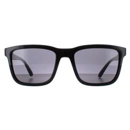Arnette Rectangle Unisex Matt Schwarz Dunkel Grau Polarisiert AN4283 Shyguy