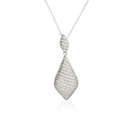 Orphelia Damen-Kette aus 925er Sterlingsilber mit Anh&auml;nger &ndash; Silber ZH-4517