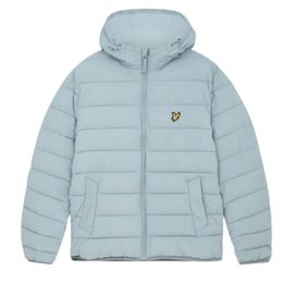 Lyle & Scott Lyle & Scott Branded Away Blaue Pufferjacke mit Kapuze
