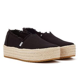 Toms Shoes TOMS Canvas Valcia Damen Schwarz Espadrilles