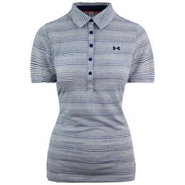 Under Armour Heatgear Shortsleeve Blue Womens Zinger Golf Polo -Hemd 1272340 487