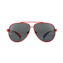 Polaroid Kindersonnenbrille PLD 8034/S C9A M9 Rot Grau Polarisiert