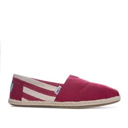 Toms Shoes Toms University Classic Alpargata Red Damenschuhe