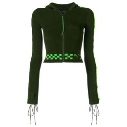 Puma x Rihanna Fenty Zip Up Green Womens Schn&uuml;rh&uuml;lle Pullover 577245 02