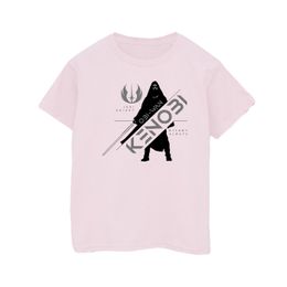 Star Wars - T-shirt OBI-WAN KENOBI JEDI KNIGHT - Femme (Rose clair)