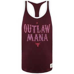 Under Armour X Project Rock Outlaw Mana Mens Burgund Tanpop Top