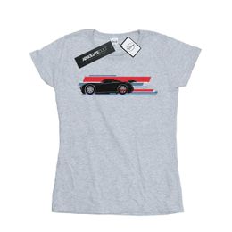 Disney - "Cars Jackson Storm Stripes" T-Shirt f&uuml;r Damen (Grau)
