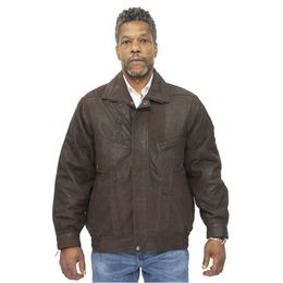 Klassische Herren-Harrington-Bomber-Lederjacke-Minsk
