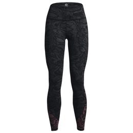 Under Armour Rush gedruckte Frauen schwarze Leggings