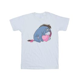 Disney - "Winnie The Pooh Eeyore Mouth" T-Shirt f&uuml;r Damen (Wei&szlig;)