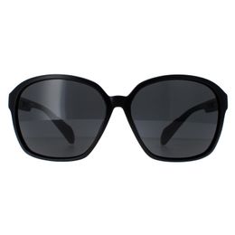 Adidas Oval Womens Gl&auml;nzend Schwarz Kontrast Grau SP0013