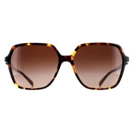 Michael Kors MK2196U Jasper 300613 donker tortoise bruin gradi&Atilde;&laquo;nt zonnebril