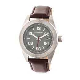 Morphic M63 Series Uhr mit Lederarmband und Datum