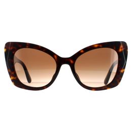 Dolce & Gabbana Dolce & Gabbana Schmetterling Damen Dunkel Havanna Braun Farbverlauf DG4405F