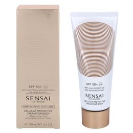 SENSAI Silky Bronze Cellular Protective Body Cream SPF50+.