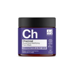 Dr Botanicals Holzkohle Superfood Mattierende Gesichtsmaske 60ml