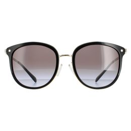 Michael Kors Rund Damen Schwarz Dunkel Grau Farbverlauf Adrianna Hell MK1099B