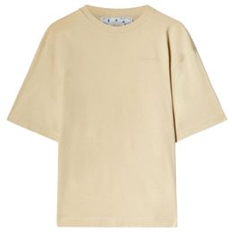 Off-White Scribble Carry Over Skate Fit T-Shirt in Elfenbeinbeige