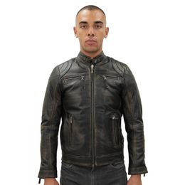 Herren Moto Leder Bikerjacke-Taiwan